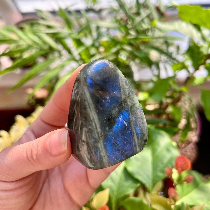 Labradorite Tomb Stone | Crystal Decor | Crystals with Rainbow Flash ...