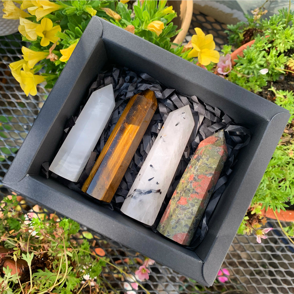 Natural Crystal Point Gift Box – Endless Guidance
